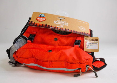 NWT Arcadia Trail Ultimate Backpack Harness For Dogs Red | Size M | eBay