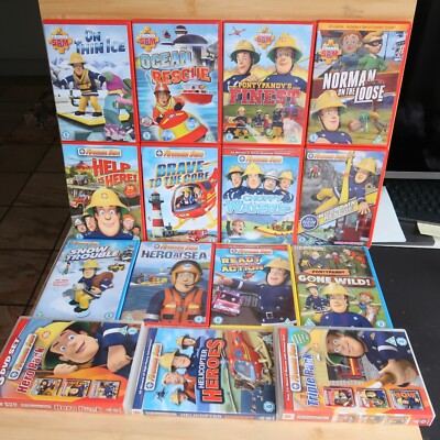 Fireman Sam DVD Bundle x 15 | eBay UK