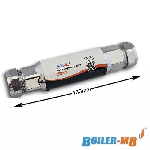 Limescale Inhibitor Magnetic Hard Water Reducer 22mm Inline Boiler-M8 ...