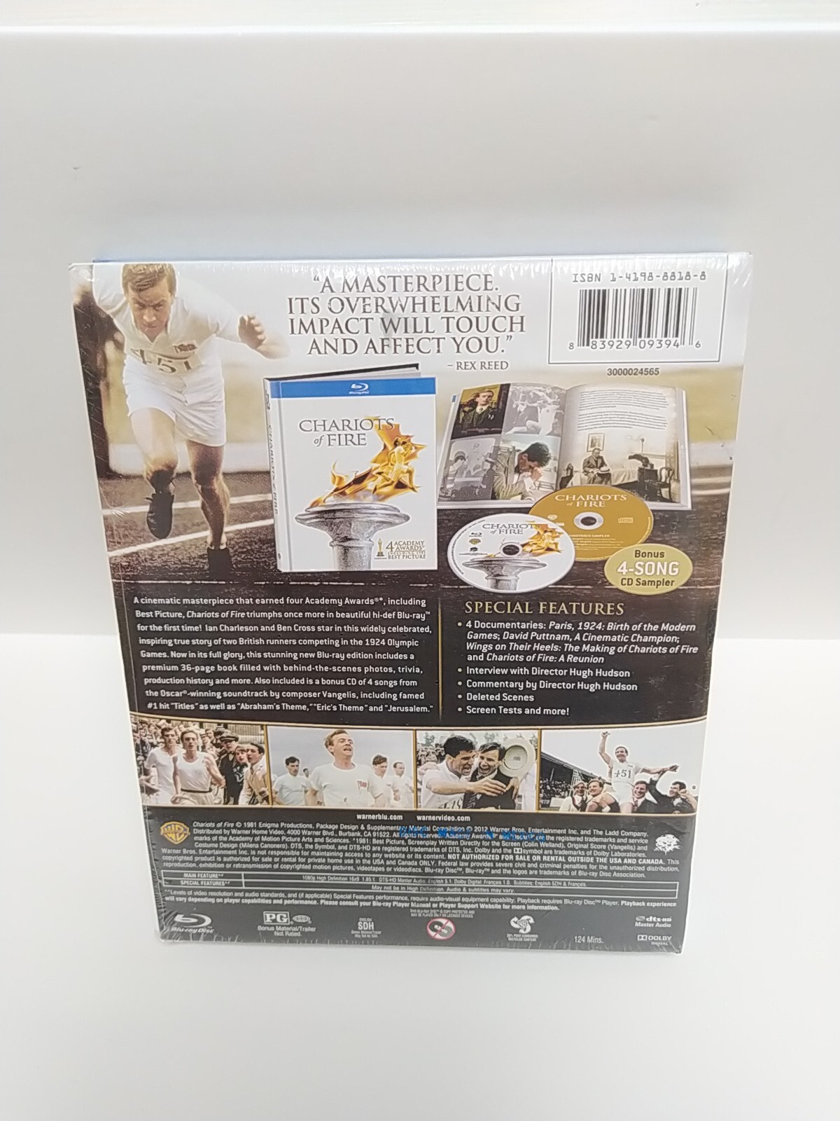Chariots of Fire ~ 1981 Brand New Blu-ray Digibook & Soundtrack CD Sampler 883929093946 | eBay