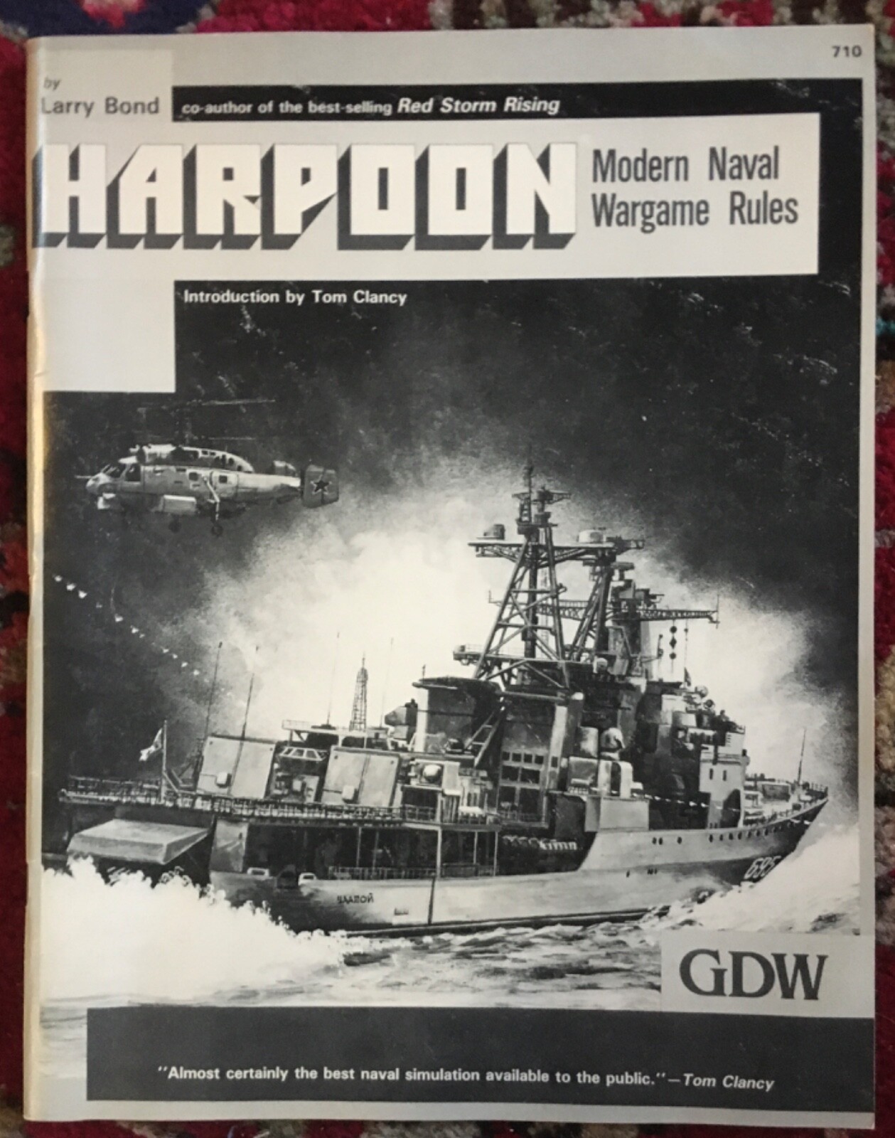 HARPOON Modern Naval Wargame 1987 GDW Strategy Board Game UNPUNCHED ...