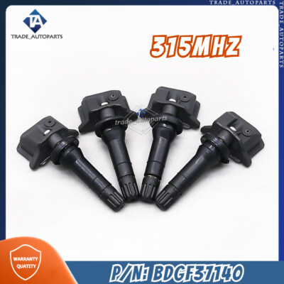 NEW Set of 4 TPMS BDGF37140 Tire Pressure Monitor Sensor for Mazda 3 6 ...