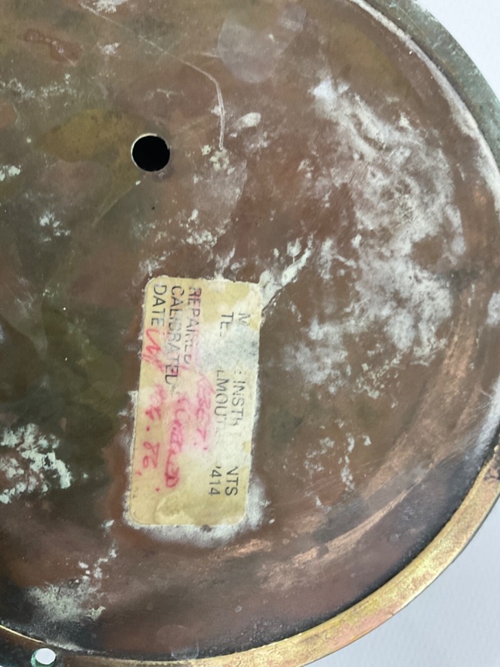 Vintage Sestrel Marine Barometer Henry Browne & Son Ltd, Barking ...