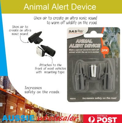 2pk Animal Alert Device Ultrasonic Car Animal Deer Warning Whistles ...