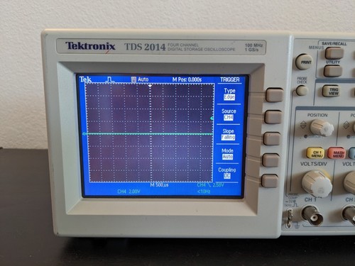 Tektronix TDS 2014 Four Channel Digital Storage Oscilloscope 100 MHz 1 ...