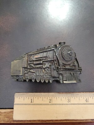 Vintage 1979 Indiana Metalcraft Railroad Train Belt Buckle | eBay