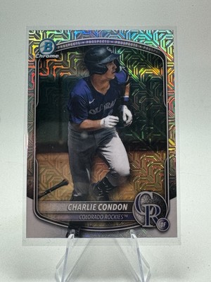 Charlie Condon 2025 Bowman Chrome Mega Mojo Refractor BCP-248 KG | eBay