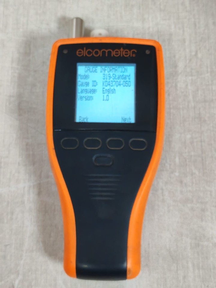 ELCOMETER G319-S 319-STANDARD KD43704-050 VER.1.0 DEW POINT METER-TRIED ...