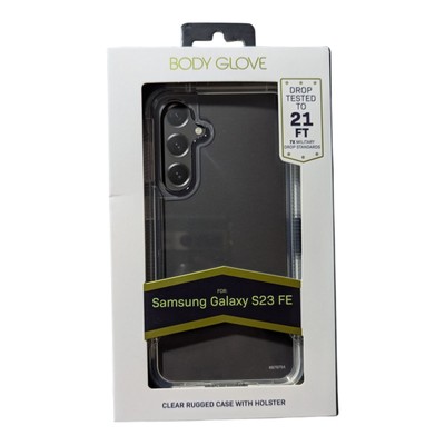 P1. Body Glove Rugged Case and Holster - Samsung Galaxy S23 FE - Clear ...