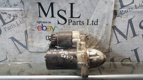 MERCEDES BENZ W202 W210 C E CLASS 180 PETROL STARTER MOTOR 0051513901 ...