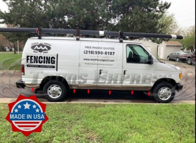 1998-2014 Ford Econoline Cargo Van Folded 3 Door Rocker Panel Trim ...