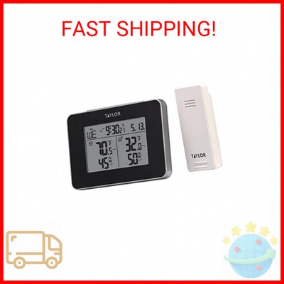 Taylor Wireless Digital Indoor Outdoor Thermometer and Hygrometer ...