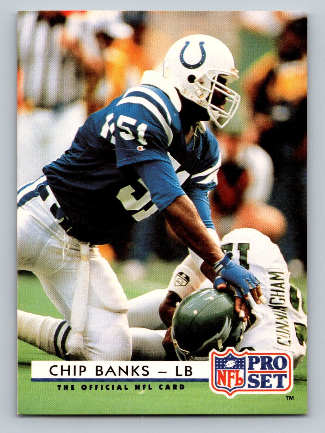 1992 Pro Set #190 Chip Banks Indianapolis Colts | eBay