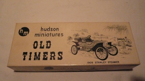 VINTAGE 1949 HUDSON MINIATURES 1909 STANLEY STEAMER OLD TIMERS WOOD ...