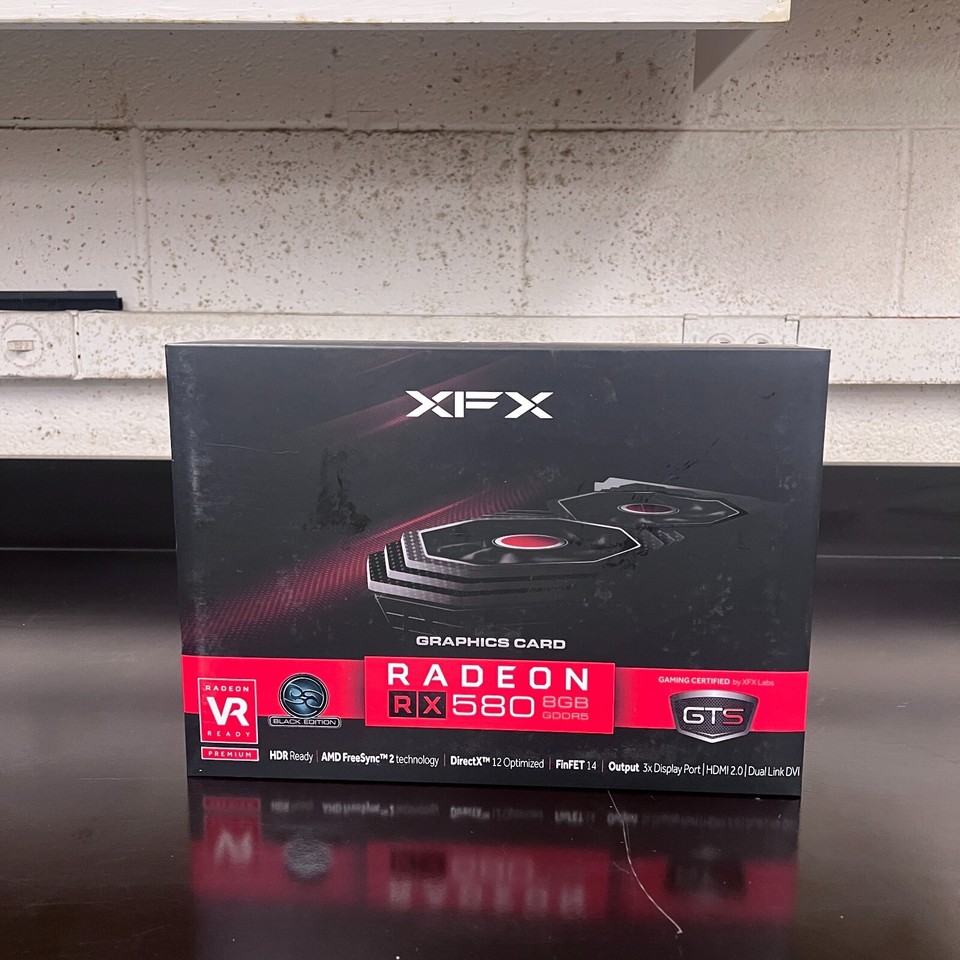 🔥Brand New XFX RX 580 GTS BLACK OC+ 8GB GDDR5 Graphics Card - Sealed in ...