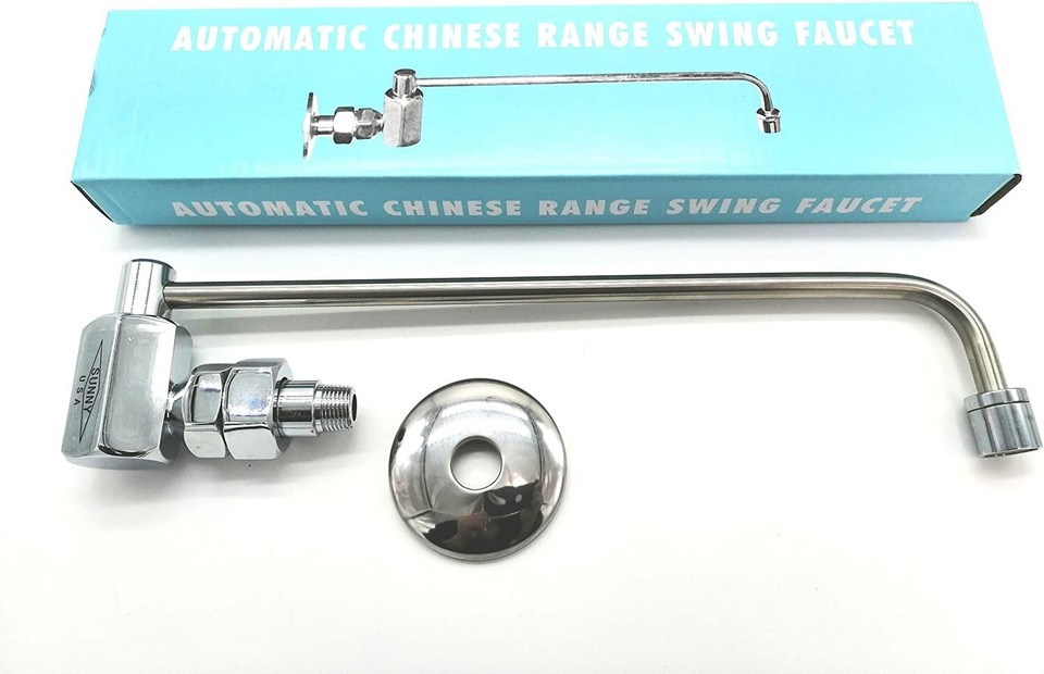 Automatic Chinese Wok Range Swing Faucet | eBay