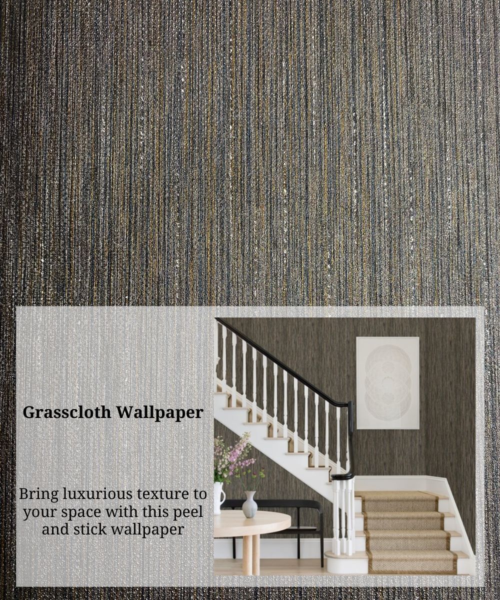 Dark Grey Textured Wallpaper