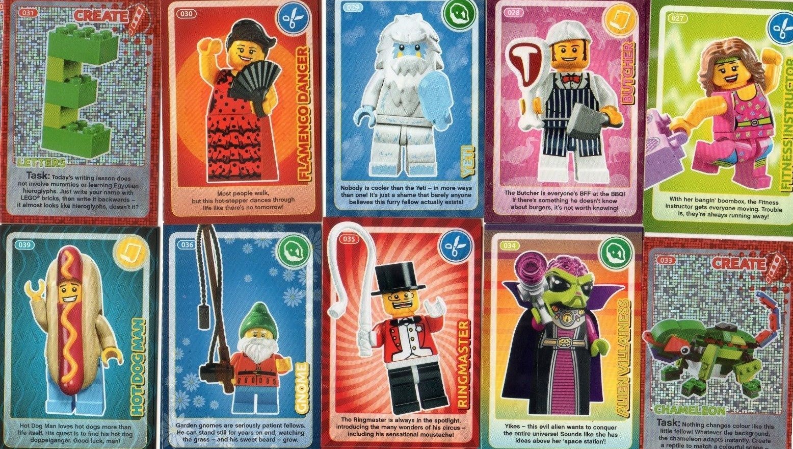 Sainsbury's Lego Cards - Create the World Trading (Most cards 1 to 140 ...
