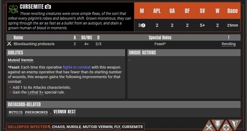 Cursemites Mutoid Vermin Gellerpox Infected Chaos Nurgle 40k - NoS (x4 ...