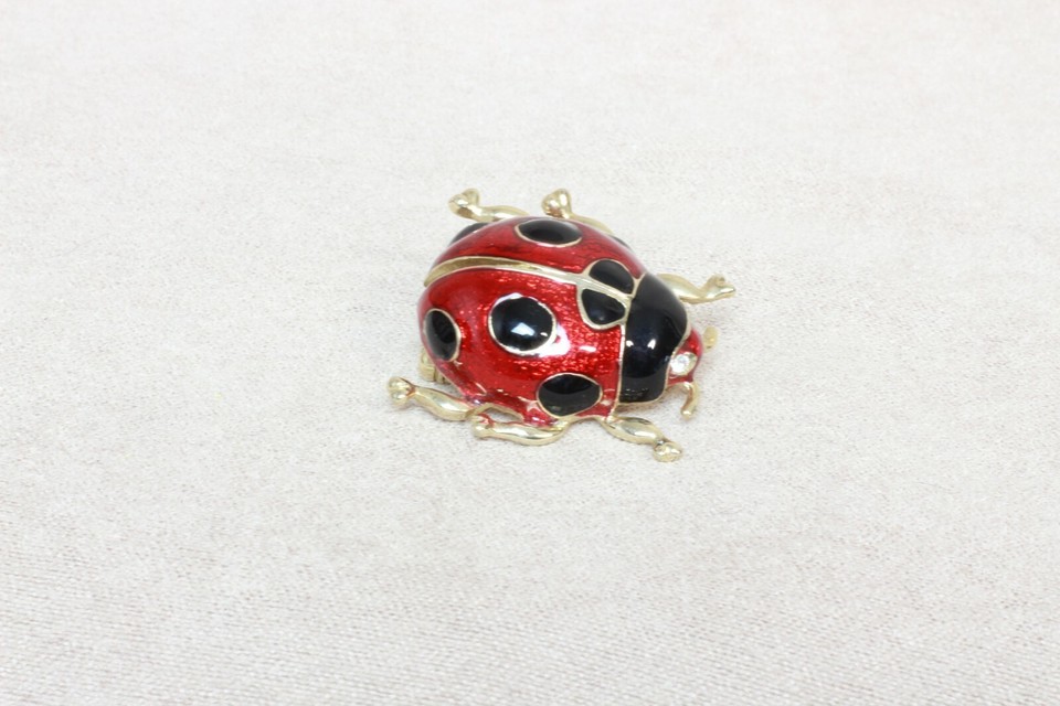 Lady Bug Enamel Brooch | eBay