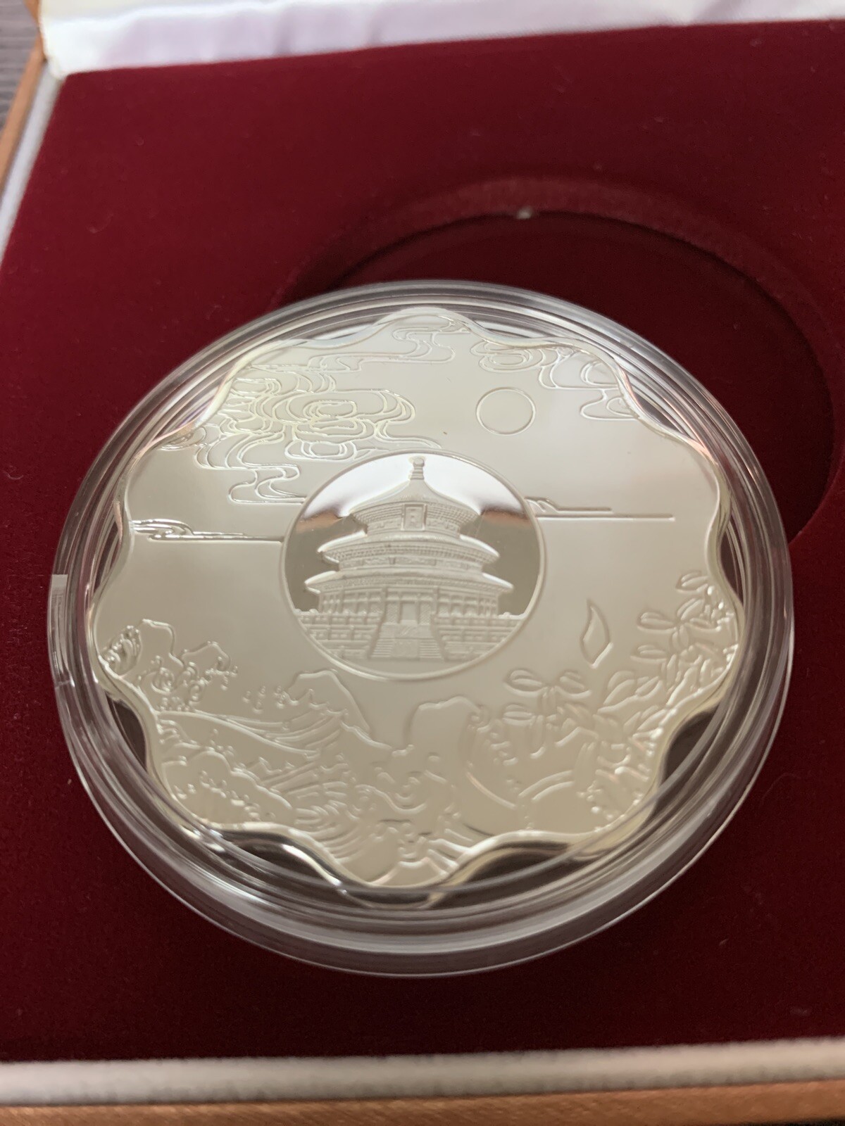 Silver Plated Limited 2008 Beijing China Olympic Commemorative Coin ...