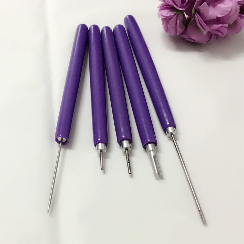 5PCS Set Paper Bead Roller Tool Pen Handle DIY Slotted Winding Pins ...