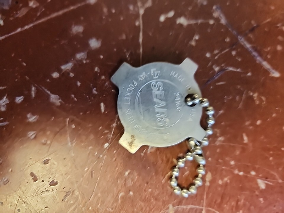 Craftsman Sear 4-Way Slotted Pocket Screwdriver w/ Key Chain, USA ...