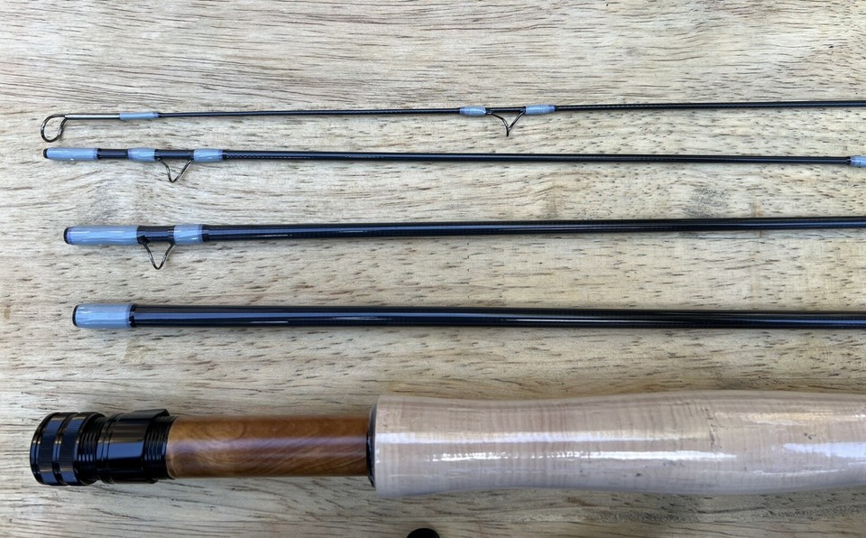 Fly Rod Combo 6 1/2ft 1wt IM8 Carbon Fiber W/fully Loaded Reel & case ...