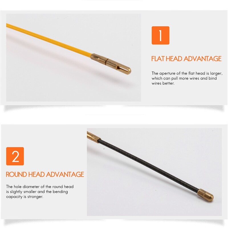 10M 3Mm Guide Device Fiberglass Electric Cable Push Pullers Duct ...