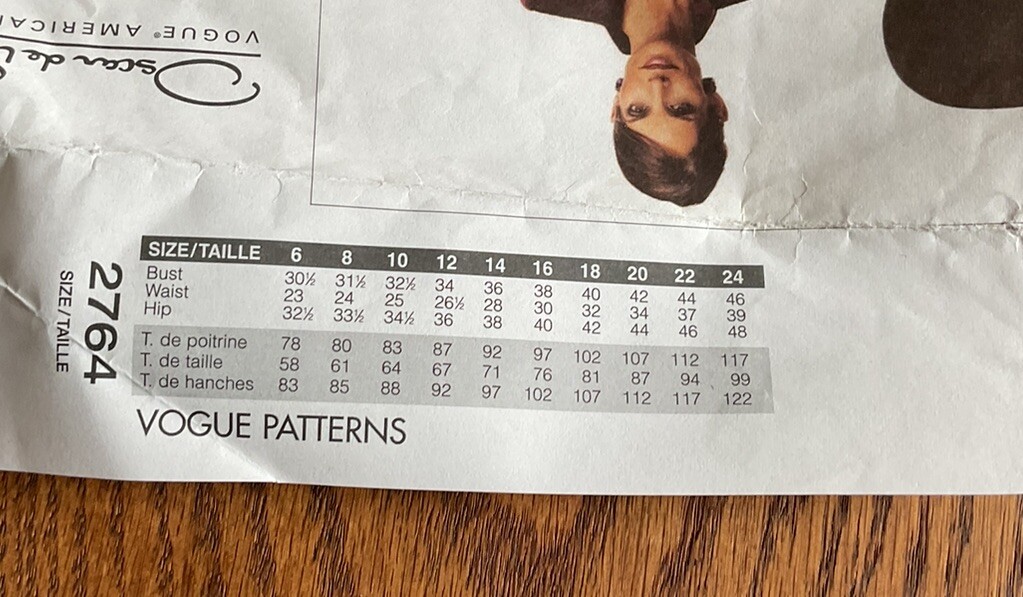 Y2K Oscar De La Renta Lined Skirt Jacket Vogue 2764 Pattern sz 6-10 ...