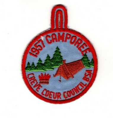 BSA, Creve Coeur Council Peoria Illinois, 1957 Camporee Patch | eBay