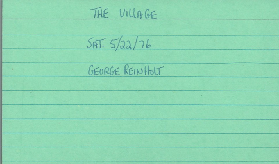 George Reinholt Actor 1976 The Village TV Movie Autographed Signed ...