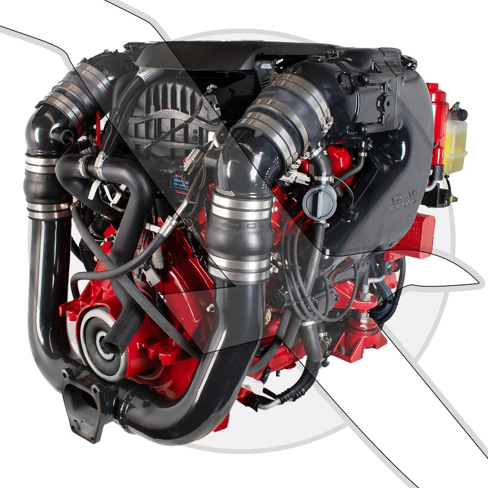 Volvo Penta V6-250 Sterndrive Engine 4.3L New GXI MPI 5.0GXi 5.7GXi | eBay