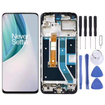 OnePlus Nord N100 BE2013 LCD Screen Digitizer Full Assembly with Frame ...