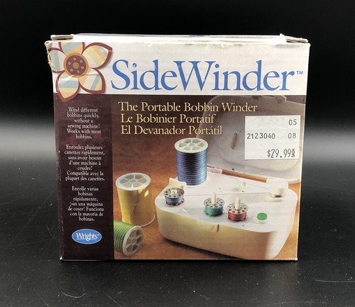 Wrights SideWinder The Portable Bobbin Winder NO AC power cord/adapter ...