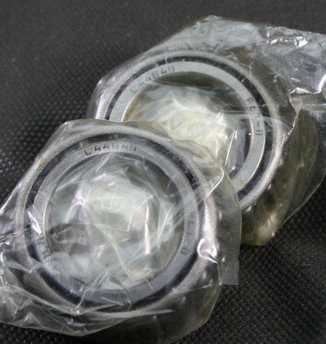LOT OF 2 Generic L44649 Tapered Roller Bearing Cone 1-1/16" Bore Poland ...