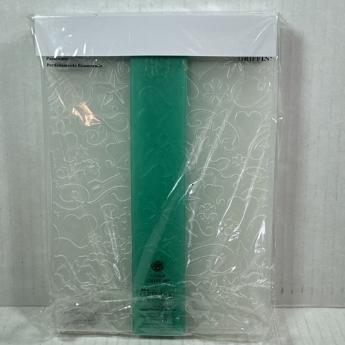 Cricut Cuttlebug Anna Griffin 5x7 Embossing Folder + Border Rose Eyelet ...