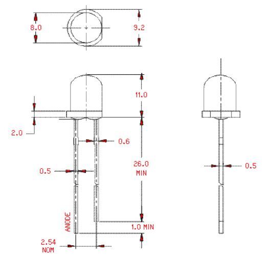 WHITE Ultra-Bright 8mm LEDs Pack of 10. UK Seller | eBay UK