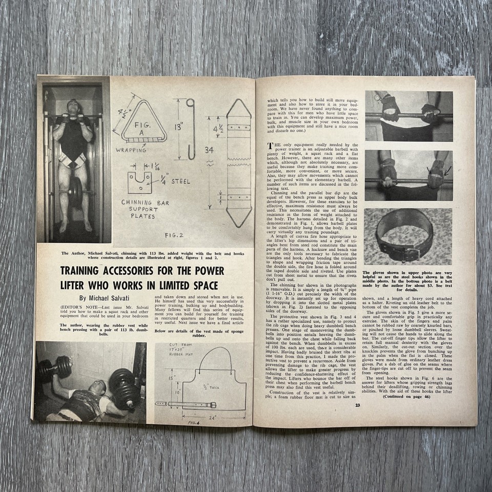 Peary Rader IRON MAN Magazine LARRY POWERS LARRY SCOTT JAN FEB 1965 VOL ...