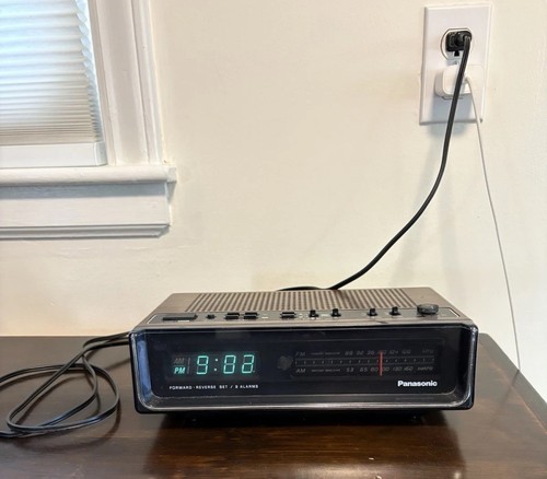 Panasonic RC-95 Vintage Clock Radio Tested Working - Dual Alarm Time ...