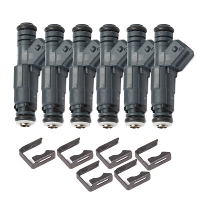 Bosch 6 Fuel Injector and 6 Clip Kit For BMW E36 328i 528i M3 Z3 L6 | eBay