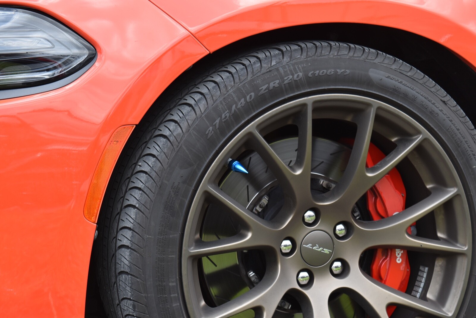 4 TRUE SPIKE BLUE WHEEL RIM TIRE AIR VALVE STEM SPIKED CAPS FOR DODGE ...