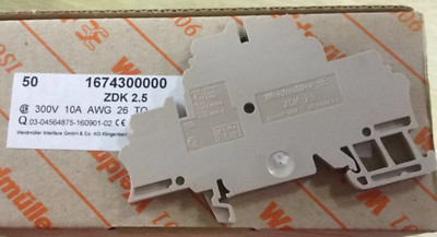 50PCS/New WEIDMULLER ZDK 2.5 1674300000 Double-layer Terminal | eBay