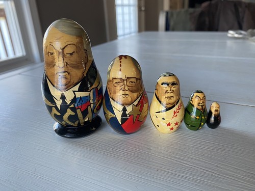 Vintage World Leader Nesting Dolls, Communist Leaders Set | eBay