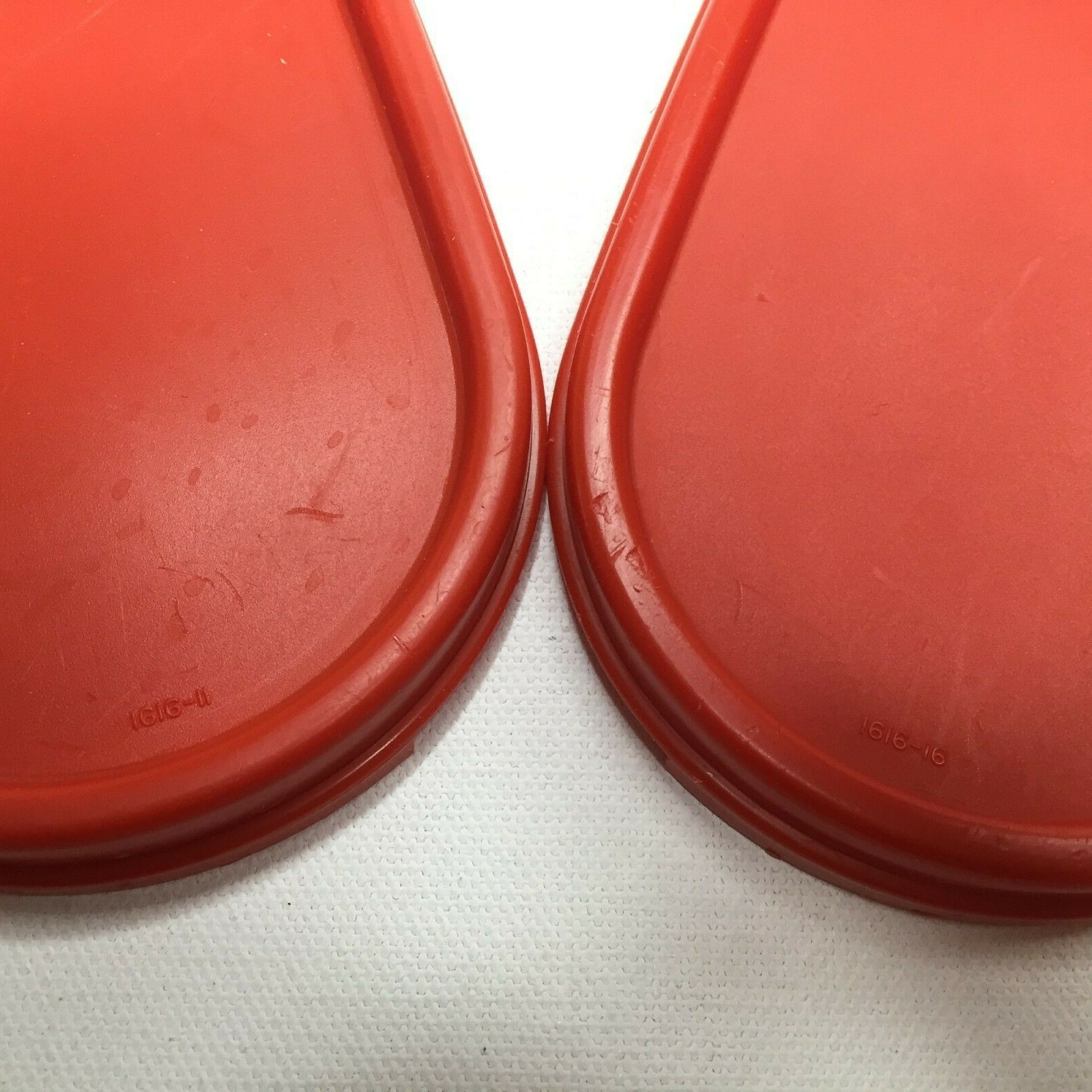 Tupperware Red Lid Pantry Modular Mate Canisters 1616-11 1616-16 Dry ...