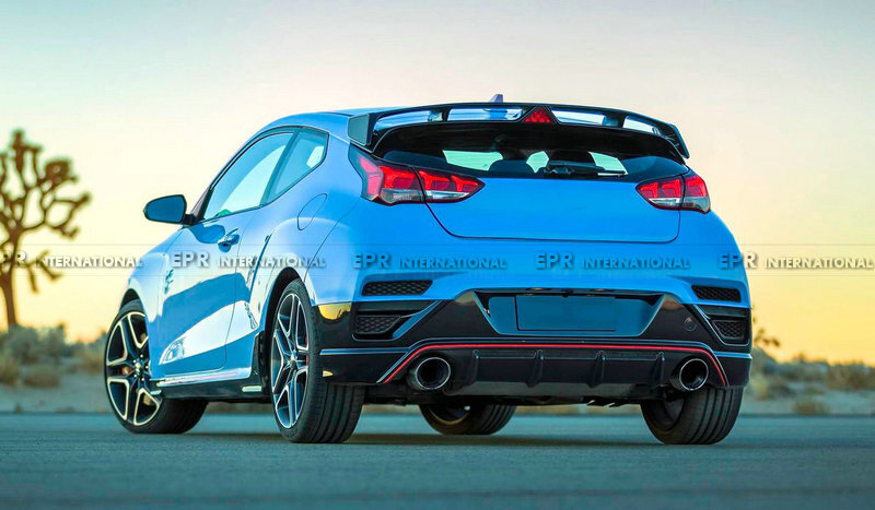 For Hyundai 2019+ Veloster Rear Spoiler (brake Lights No Included ...