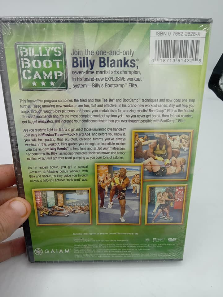 Billy's Boot Camp Elite Mission Three Rock Solid Abs DVD FITNESS ...