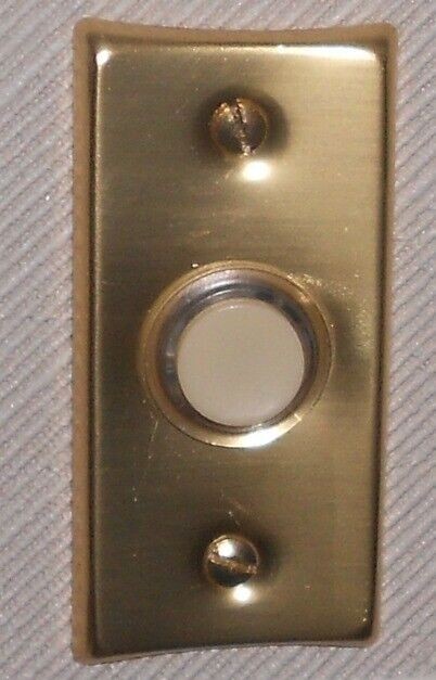 NuTone Push Button Lighted ECONOMY Pushbutton GOLD FINISH NEW PB-6L | eBay