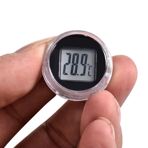 Waterproof Mini Digital Thermometer Gauge 3M Adhesive Pocket ...