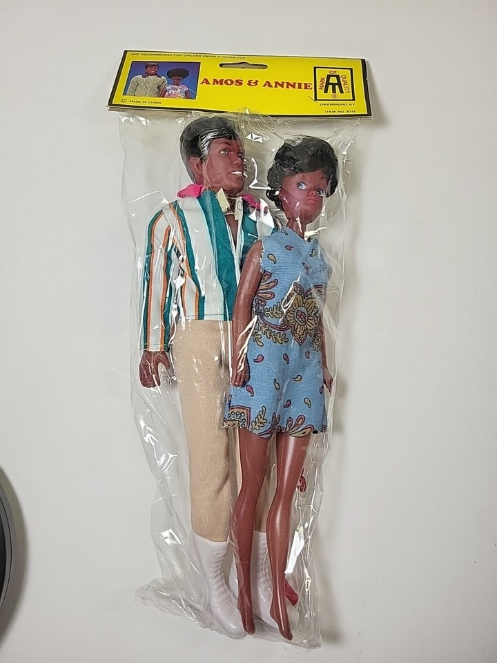 Vintage Amos & Annie Black African American Doll Set Barbie Clone Nos ...